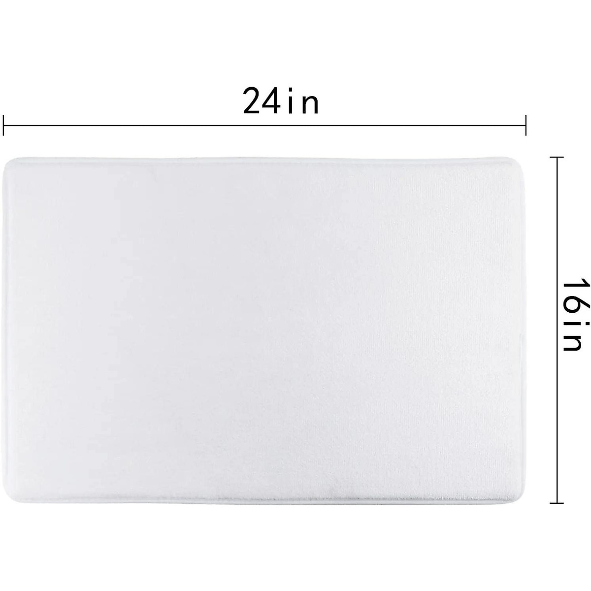 White Nautical Anchor Navy Blue Door Mats Cover Non-Slip Machine Washable Indoor Bathroom Kitchen Decor Rug Mat 16x24 Inch