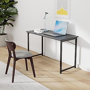 FLEXISPOT EN1 One-Piece Standing Desk 40 x 24 Inches Height Adjustable Desk Electric Sit Stand Up Desk Home Office Desks Computer Workstation (White Frame + Maple Desktop)