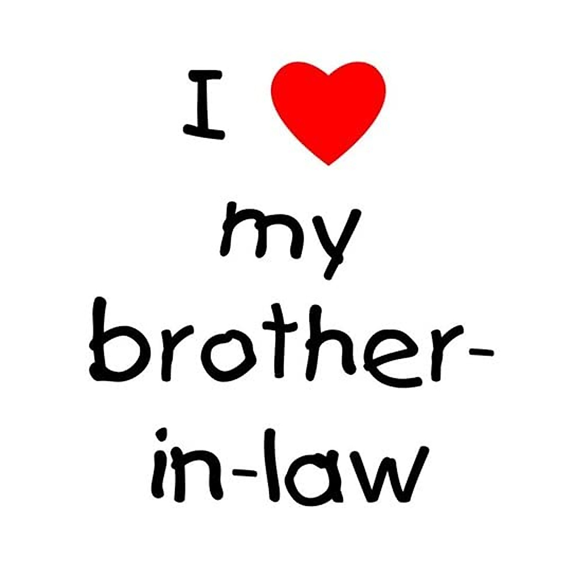 CafePress I Love My Brother In Law Mug Ceramic Coffee Mug, Tea Cup 11 oz