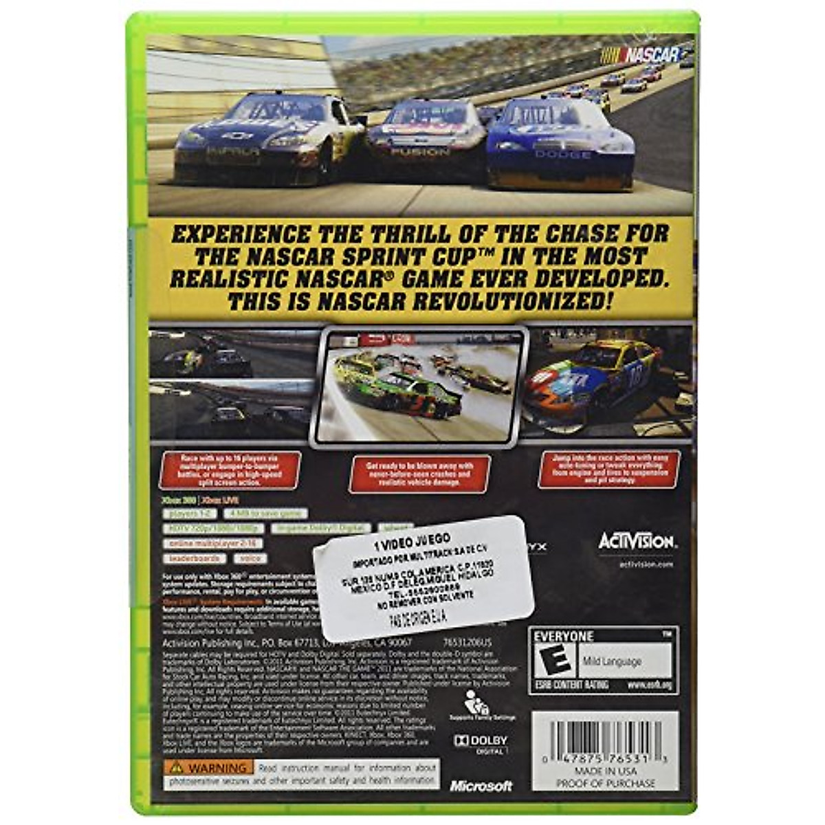 NASCAR The Game 2011 - Xbox 360