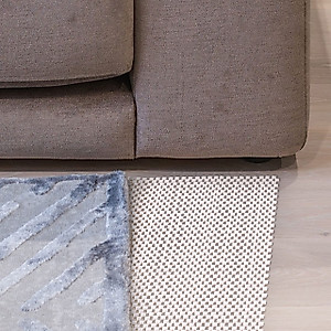 Nevlers Non Skid Rug Pad 8x10 ft | Extra Thick Rug Gripper | Premium Non Slip Rug Pads |White Runner Rug Pad |Reversible Area Rug Pad Gripper | Anti Slip Rug Pad |Customizable Rug Mats for Under Rugs