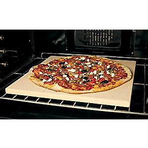 Pizzacraft 15" Square ThermaBond Baking/Pizza Stone - For Oven or Grill - PC9897