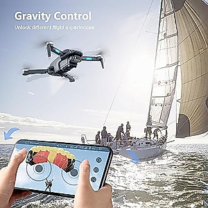 4DRC F12 GPS Drone with camera for Adults 4K 5G wifi FPV Live Video HD Camera,RC Quadcopter for Kids beginners with Brushless Motor, Return Home, GPS Follow Me, Carrying Case,2 Battery