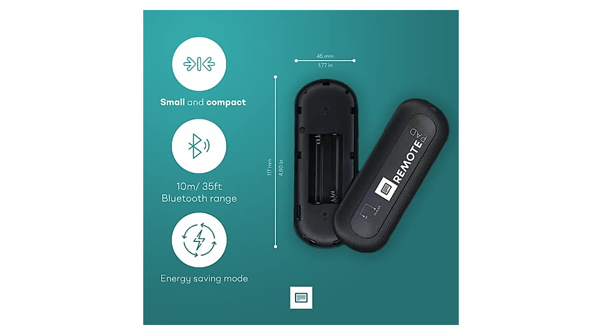 TELEPROMPTER PAD Bluetooth Remote Control for Teleprompter - Includes ...