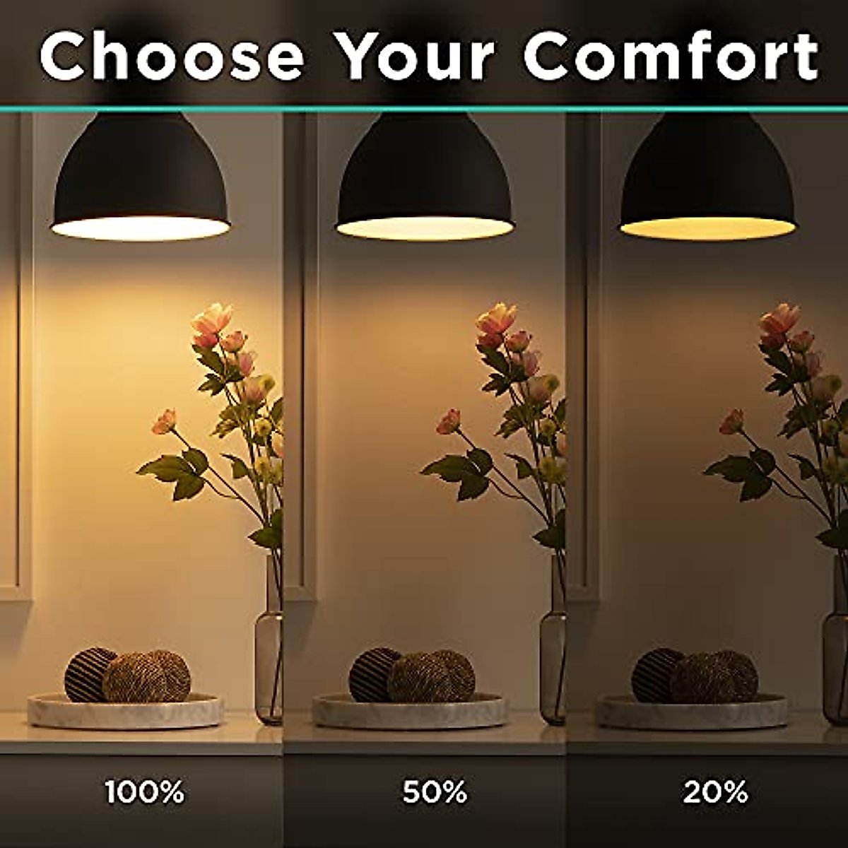 iHome Spectra Smart Multicolor Light Bulb, A21 Tunable Dimmable Ultra-Bright Color Bulb, 1600 Lumens, 15W, 100W Equivalent, WiFi Smart Bulb, Compatible with Alexa and Google Home, 2 Pack