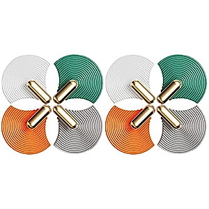 LUOZZY 8 pcs Self Adhesive Wall Hooks Punch Free Sticky Hooks for Keys Towels Purses Hats, 4 Colors