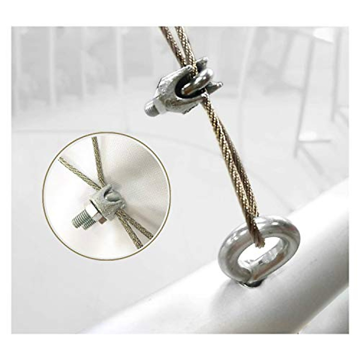 BannerBuzz Sky Tube Hanging Banners, 230 GSM Polyester Fabric, Anodized Coated Aluminium with Bungee Poles, Curved Poles, and Inbuilt Pushlock Pins (Print with Hardware,8' X 2')