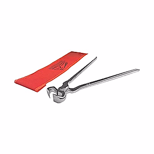 Equine Care 12 Inches Chrome Vanadium Steel Farrier Hoof Nippers.