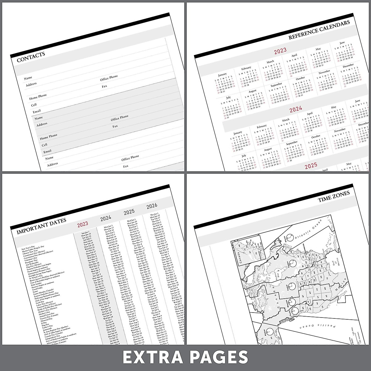 2023-2024 Office Depot® Brand 13-Month Monthly Planner, 9" x 11", Navy, January 2023 To January 2024 , OD710717