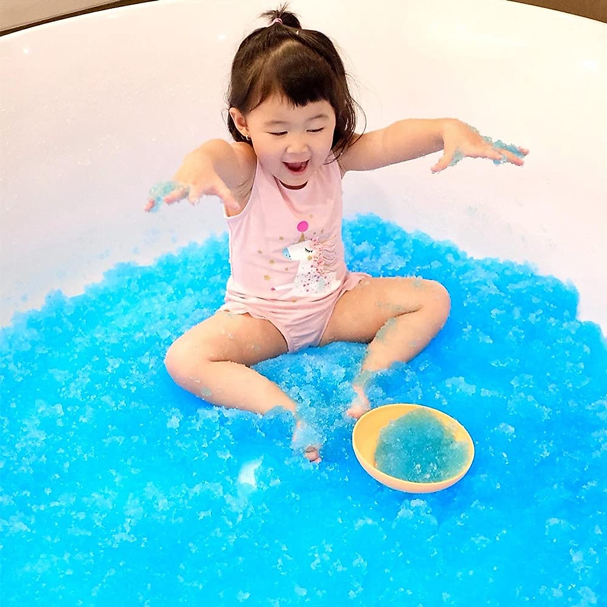 Zimpli Kids Gelli Baff Blue from, 1 Bath Pack, Turn Water Into Colourful Goo, Children's Sensory and Bath Toy, Certified Biodegradable Gift