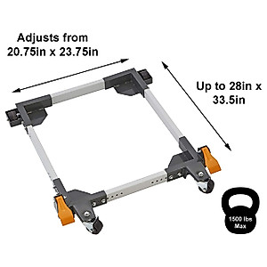 Bora Portamate PM-3500-Industrial Strength Universal Rolling Mobile Base That Makes Your Heaviest Power Tools Easy to Move
