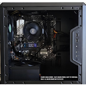 Custom Built Gaming Computer Desktop Gaming PC 8 Core RYZEN 7 CPU 4.6Ghz Max Boost 32GB RAM 1TB SSD NVME Plug and Play Tower PC System Windows 10 Pro 64 Bit