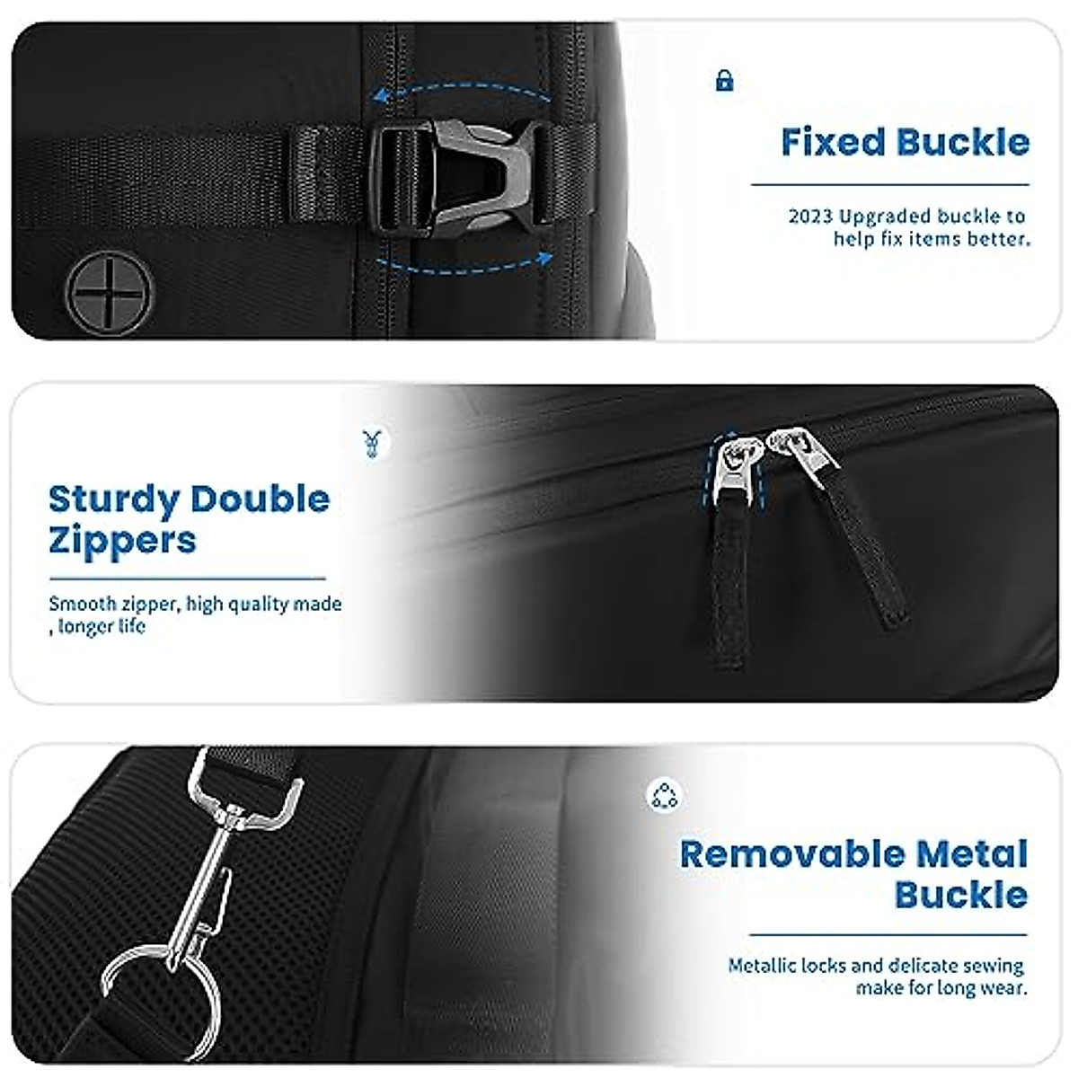 Sinaliy Travel Backpack, Personal Item Size Airline Approved, Backpack with Multi-Pockets, College Backpack Bag, Hiking Backpack, Waterproof Carry On Backpack Business Backpack