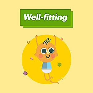 Baby Diapers, Size 4 (22-37 lbs) 160 Count- Babyganics Ultra Absorbent, Unscented, Made without Chlorine, Latex