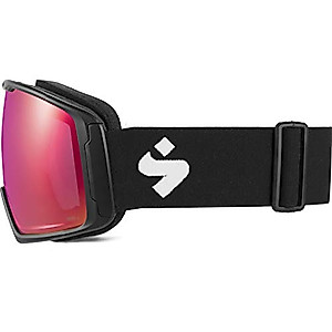 Sweet Protection Clockwork MAX RIG Reflect BLI (Bonus Lens Included) Goggles - Ski and Snowboard Gear with UV Protection, Anti-Fog, and Interchangeable Lens, Bixbite+RIG L Amethyst/Matte Black/Black