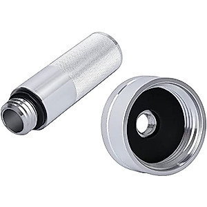 Silver Aluminum Extended Run Gas Cap, Mess Free Oil Change Funnel for Honda Generator EU1000i EU2000i EU3000i