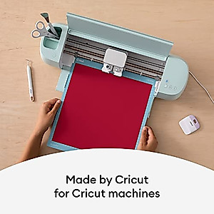 Cricut Everyday Iron On - 12” x 2ft - HTV Vinyl for T-Shirts - StrongBond Guarantee, Outlast 50+ Washes, Use with Cricut Explore Air 2/Maker, Red