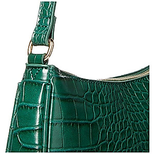 The Drop Women's Melanie Small Shoulder Bag, Dark Green, One Size