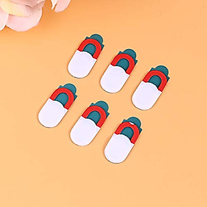 OSALADI Computer Camera Cell Phone Lens Cover 6pcs Webcam Cover Slide Privacy Cover Shutter Sticker Camera Cover Slide for Laptop Tablet Phone White Phone Privacy Slide Computadoras Laptop