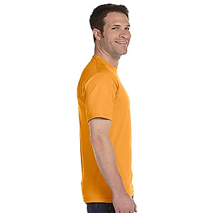 Hanes 5.2 oz., 50/50 ComfortBlend EcoSmart T-Shirt, Small, Lime