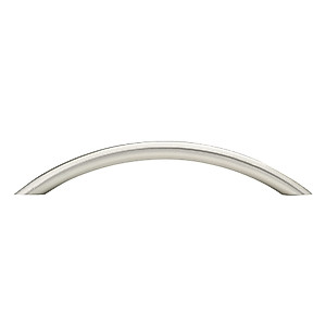Richelieu Hardware BP39965195 Douglaston Collection 5 1/16-inch (128 mm) Center-to-Center Brushed Nickel Modern Cabinet and Drawer Pull Handle for Kitchen, Bathroom, and Furniture