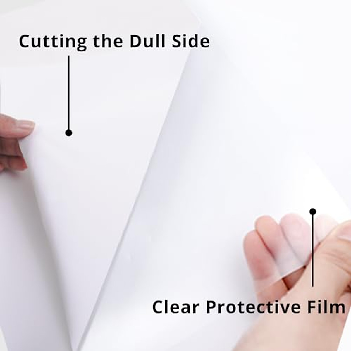 HTVRONT White HTV Heat Transfer Vinyl Rolls -12''x150ft Iron on Vinyl for T Shirts- White HTV Vinyl for Cricut & Cameo-HTV Vinyl Rolls Easy to Cut & Weed & Transfer (White)