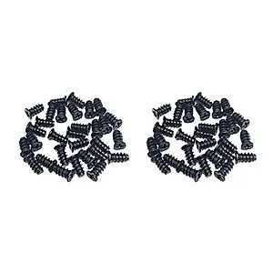 APEVIA FS-60BK Black Case Fan Screws 60 in 1 Pack