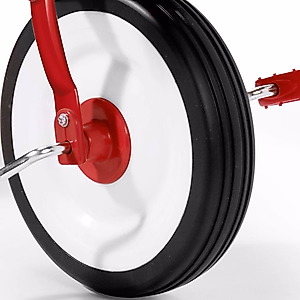 Radio Flyer Toddler Kids Tricycle, Folding Trike with Storage Bin, Fold 2 Go, Red