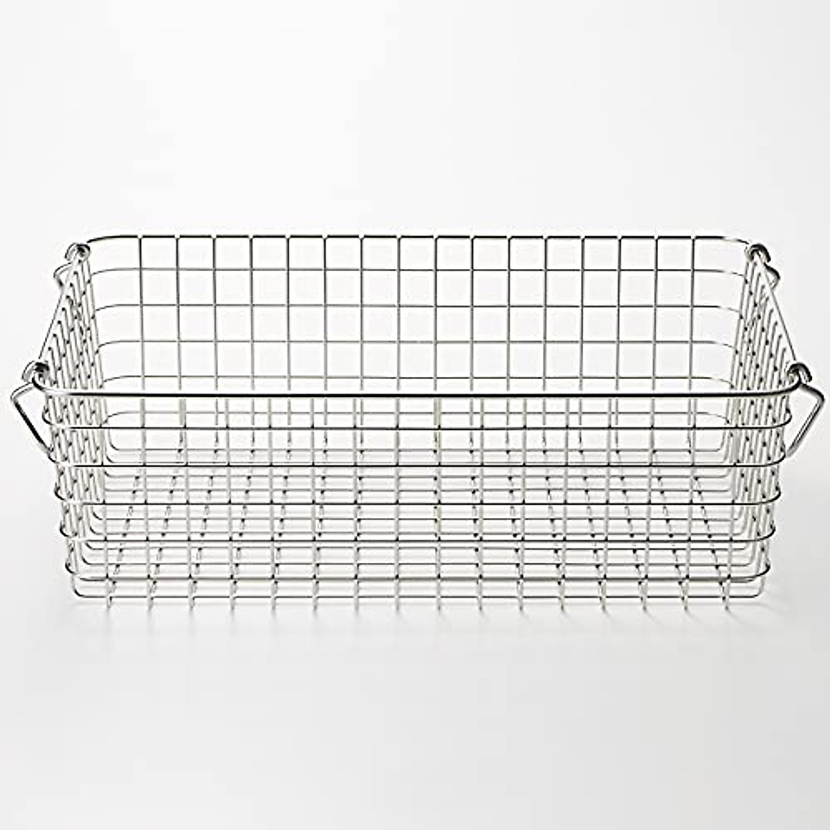 Muji 44831755 Stainless Steel Wire Basket 3, Approx. Width 14.6 x Depth 10.2 x Height 4.7 inches (37 x 26 x 12 cm)