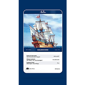 Heller Golden Hind Boat Model Building Kit