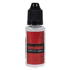 Kershaw Knife Oil (0.4 fl oz); Engineered to Protect and Enhance the Folding Mechanisms of Any Knife; Keeps Knives Sharp, Shiny and Protected; Suitable for All Types of Knives; Non-Toxic