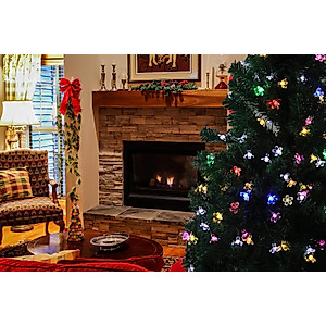 Newfly Solar Flower Strings Lights, Solar Christmas Fairy Lights 22 Ft 50 LED Plastic Flowers Solar Powered Christmas Light String,Solar Fairy Lights-Waterproof Home Garden Christmas Decor