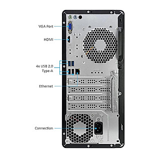 HP Pavilion Tower Desktop Computer, Octa-Core AMD Ryzen 7 5700G (Beat i7-11700K), 12GB DDR4 RAM, 4TB PCIe SSD, WiFi 6, Bluetooth, RJ-45, HDMI, VGA, Keyboard and Mouse, Windows 11 Pro, WE/PGPY