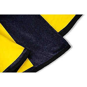 JUST FUNKY Pac-Man Video Game Large Fleece Throw Blanket | Official Pac-Man Character Throw Blanket | Collectible Video Game Throw Blanket | Measures 60 Inches in Diameter