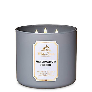 White Barn Marshmallow Fireside Candle ~ 3 Wick Jar from Bath and Body