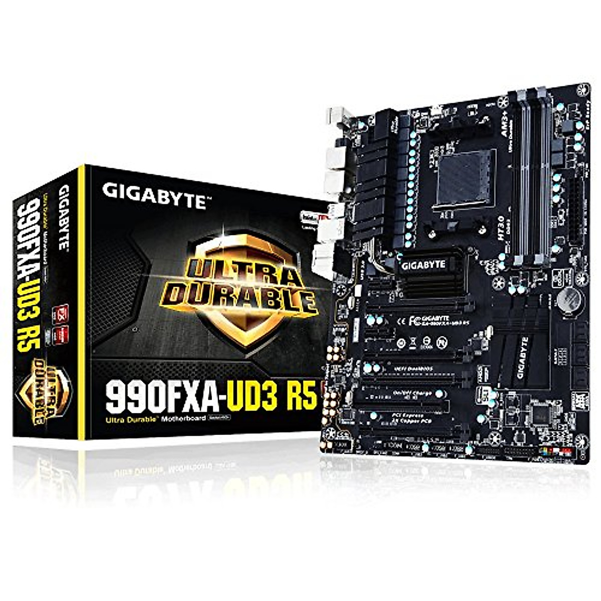 GIGABYTE GA-990FXA-UD3 AM3+ AMD 990FX SATA 6Gb/s USB 3.0 ATX AMD Motherboard