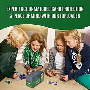 Collectible Supplies Top Loaders for Cards | 3x4 Inch Card Protectors for Collective Trading| Protective Sports Card Holder | Standard Size | Penny Soft Sleeves (100 Toploaders + 100 Penny Sleeves)