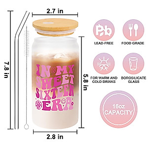 JTENGTOP Sweet 16 Gifts for Girls, 16th Birthday Gifts for Girls, 16 Year Old Beautiful Girl Birthday Decorations Gift Ideas, Gifts for 16 Year Old Sweet Girl