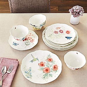 Lenox 883319 Butterfly Meadow Flutter 12Pc Dinnerware Set,Multicolor