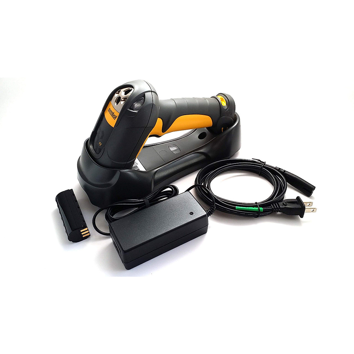 Zebra/Motorola Symbol LS3578-FZBU0100UR, Rugged, cordless scanner with integrated Bluetooth, Includes Cradle and USB Cord (Renewed)