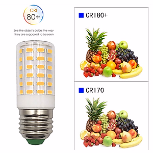 E26 LED Light Bulbs 10W (100W Halogen Equivalent) E26/E27 Medium Socket Base Warm White 3000K LED Corn Light for Ceiling Fan Chandelier Pendant Light,66 LED 5730 SMD,Not Dimmable,Pack of 3