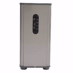 Stainless Steel Water Purifier, 600 Gallons Daily Rate 4 in 2 Tankless 80W Reverse Osmosis Water Purifier 1.5:1 Pure Waste Ratio Industrial for Home(US Plug 100‑240V)