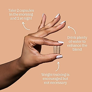 NUTRITHICK Weight Gainer Capsules - with Maca Root, Fenugreek and Creatine for Women - Vegan Appetite Stimulant + Muscle Mass + Hormonal Balance, Vitamin B1, B5, B6 (120 Capsules)