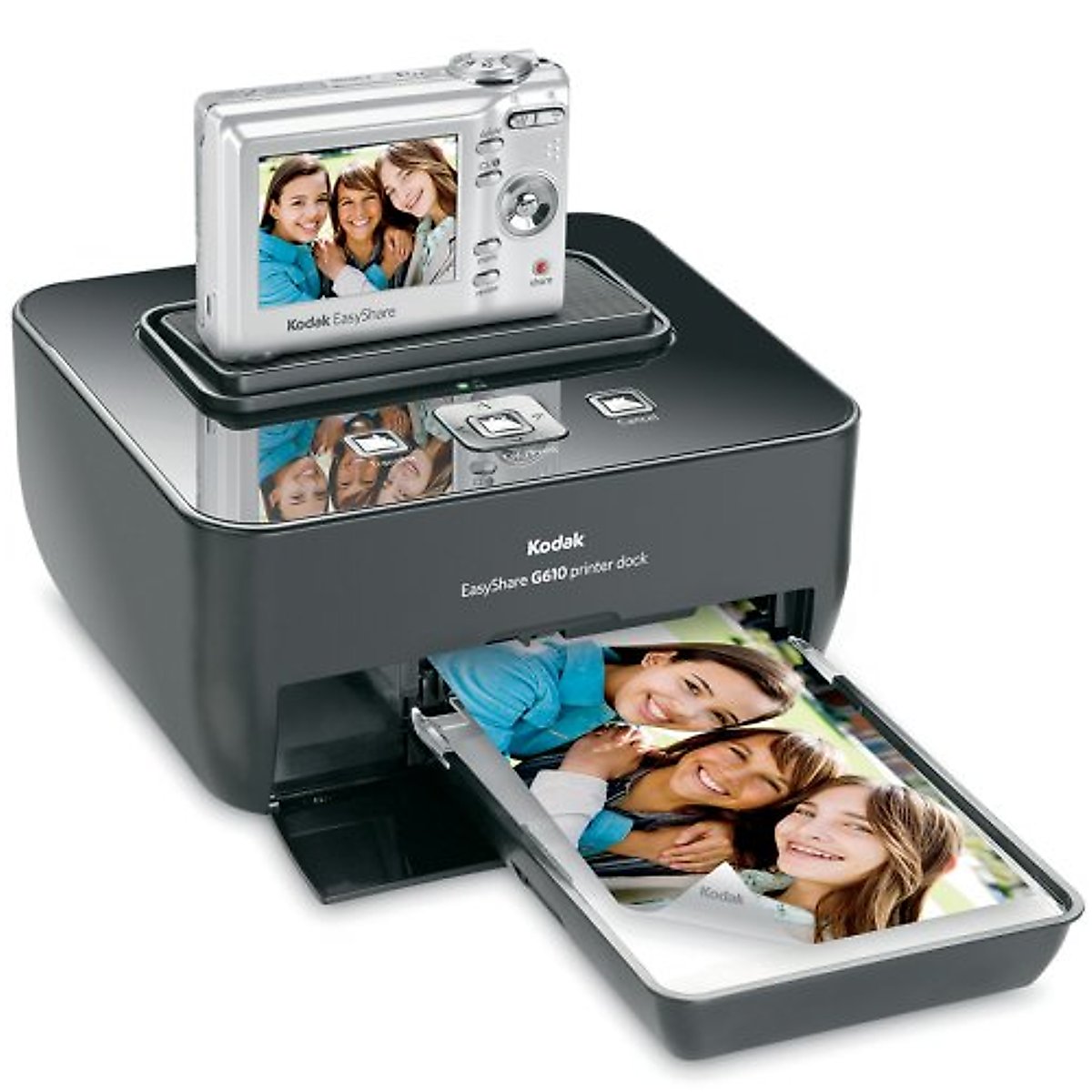 Kodak Easyshare C813 8.2 MP Digital Camera with 3xOptical Zoom with G610 Printer Dock Bundle