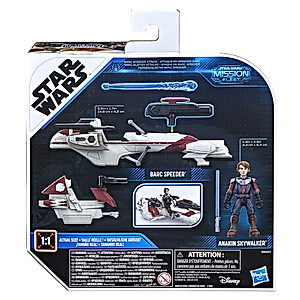 STAR WARS Mission Fleet Expedition Class Anakin Skywalker BARC Speeder Strike 2.5-Inch-Scale Figure and Vehicle for Kids Ages 4 and Up