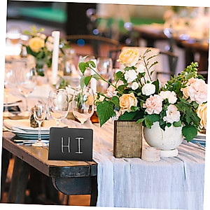 NUOBESTY 10pcs Erasable Message Board Small Memo Board Sign Home Decoration Chalkboard Decorative Mini Chalkboard Emblems Desktop Acrylic Chalkboard Sign Display Board Water Proof