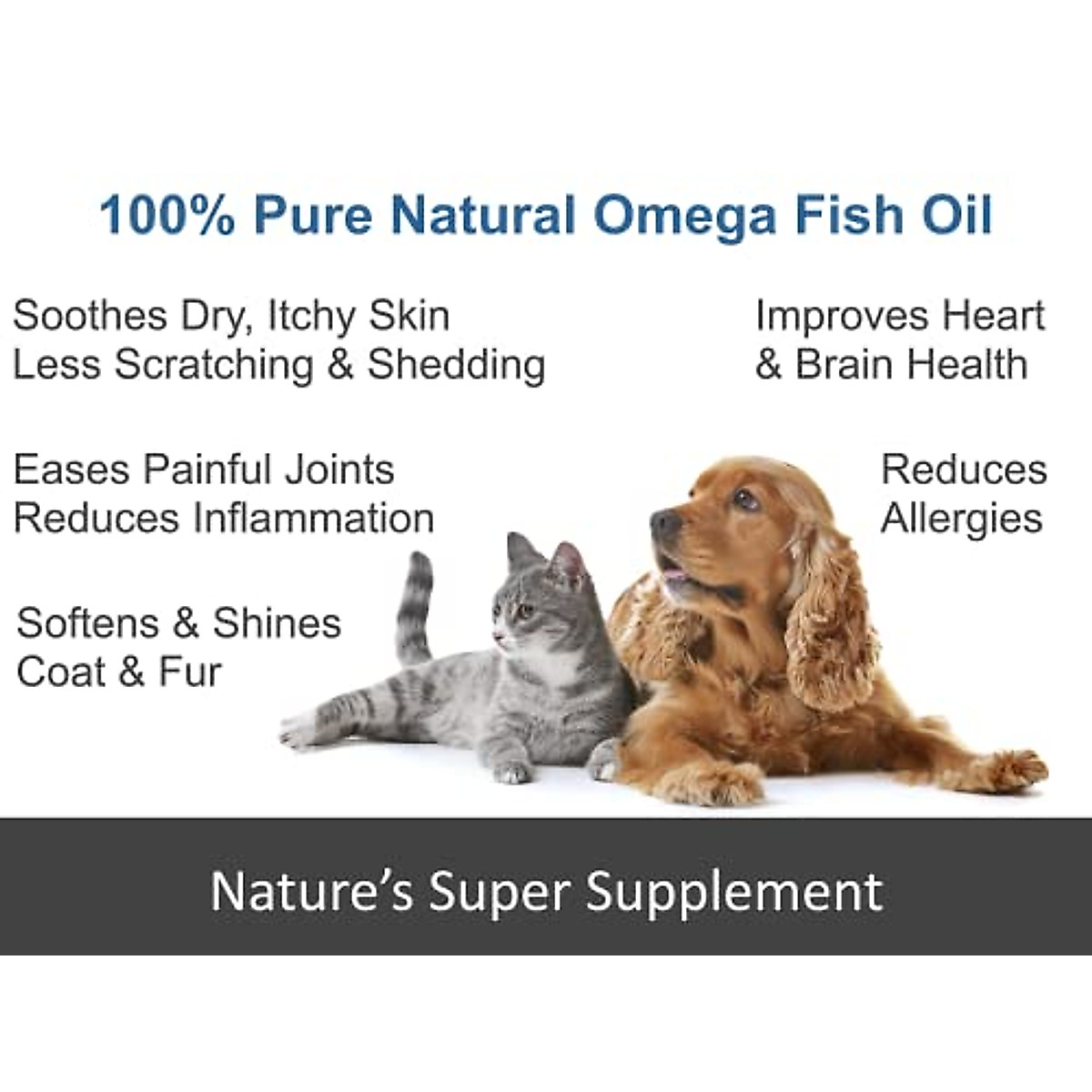 Omegease Omega 3, 6 & 9 Fish Oil for Dogs and Cats, 16 Ounces