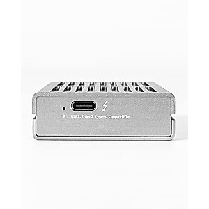 ROCFLH OPQ7 2T Portable External SSD - Up to 3000MB/s, Thunderbolt 3/4 (40Gbps), USB-C (10Gbps) - for Apple M1 Mac and PC Desktop Laptop (OPQ7-2000G)