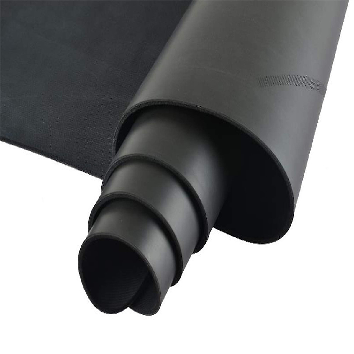 Ithonest PU Natural Rubber Yoga Mat with Alignment Lines,Pilates Exercise Non-slip Mats,Fitness Sports Slimming Training Eco Friendly mats & home 74"X26"(Included Carrying Strap and Mesh Bag) (Black)