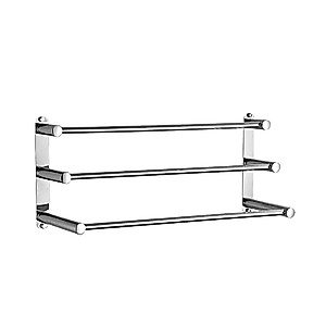 Towel Racks, Towel Rack for Bathroom Towel Rack Towel Rack for Bathroom 3 Tier Bath Towel Rack Stainless Steel Wall Mounted Towel Rack Towel Rack for Kitchen/60Cm/a